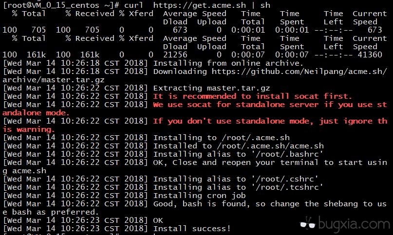使用acme.sh脚本申请Let’s Encrypt免费泛域名证书 | Bug侠