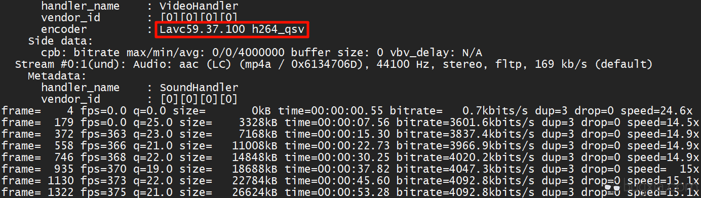 解决ffmpeg无法调用intel Qsv转码一例 Bug侠 